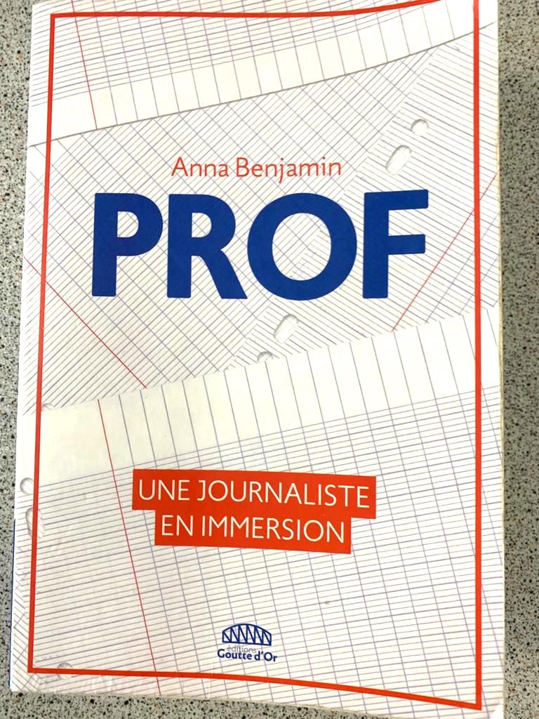Anna Benjamin présente aux étudiants du Cuej son livre "Prof: une ...